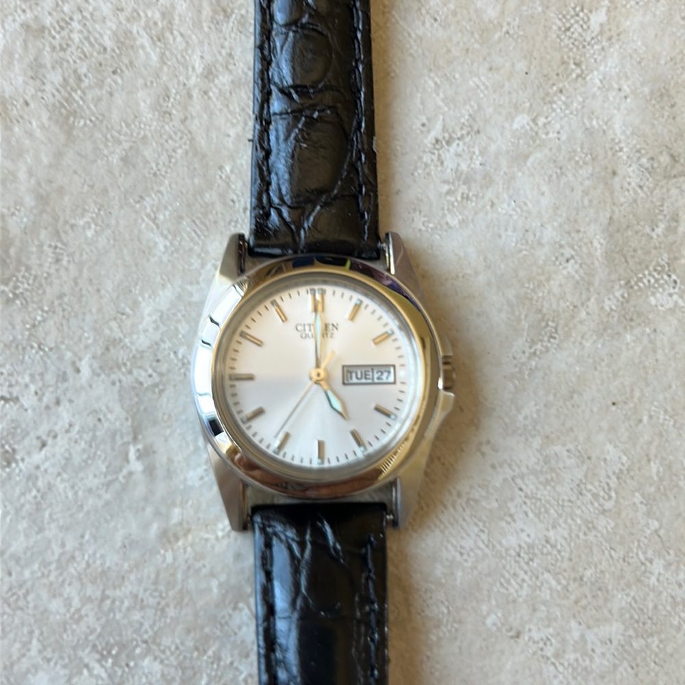 Citizen Lady Black Band Watch #Eq560-17a - Gem